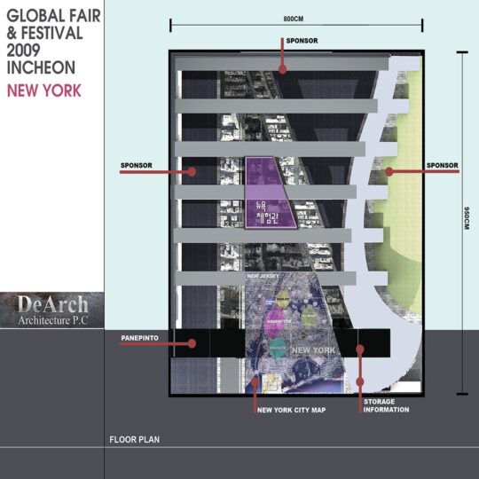 InCheon Global Festival New York Exhibition - DeArch Architecture P.C